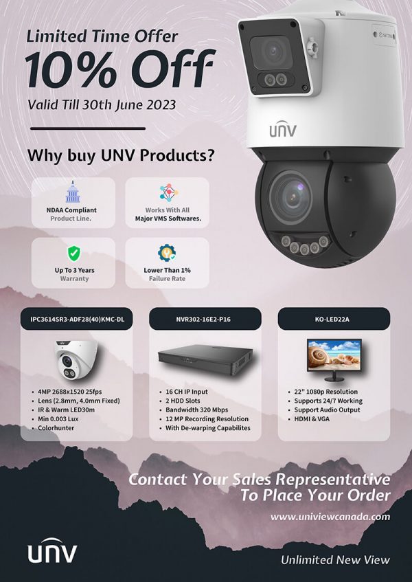 Offers & Discounts - Uniview Canada
